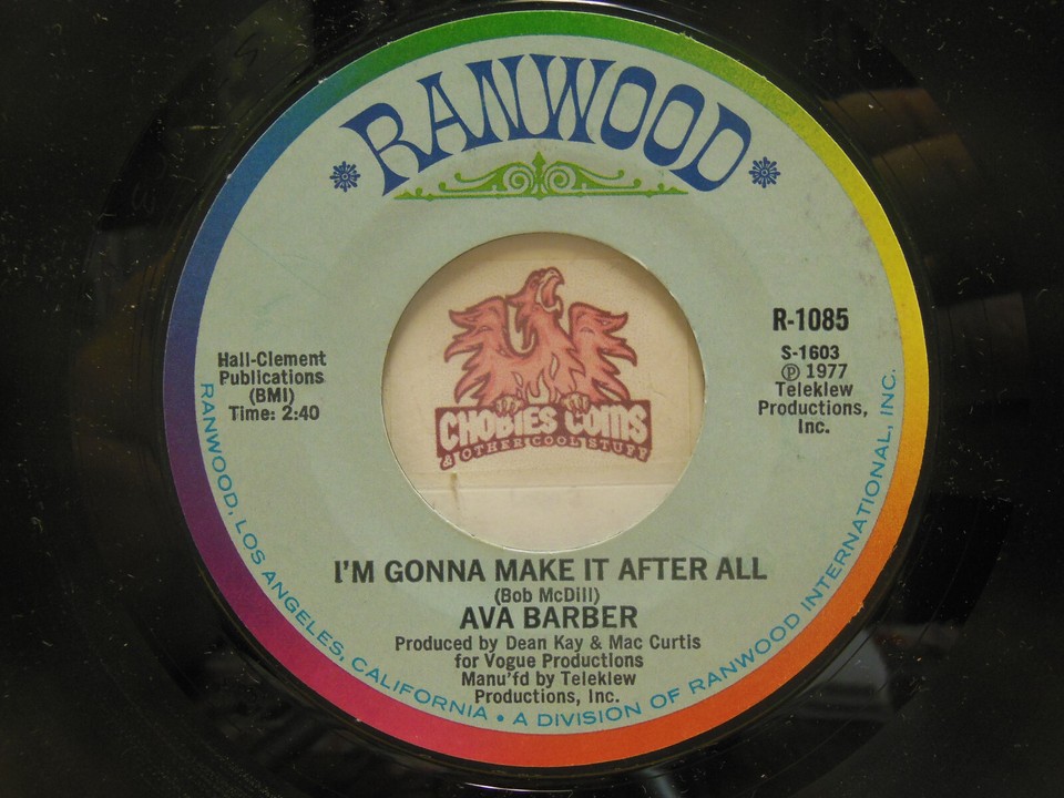 Ava Barber – You're Gonna Love Love / I'm Gonna Make It After, 45 RPM ...