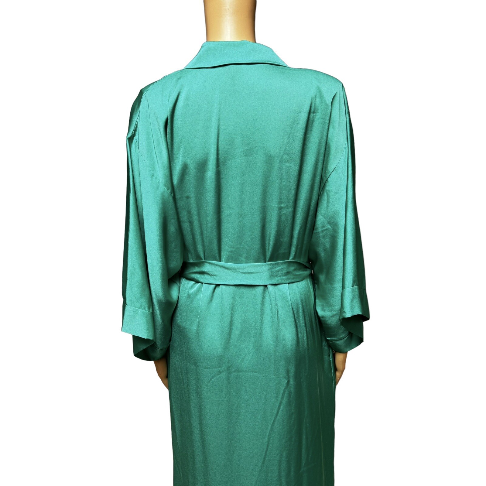 Tender Moments Intime’ Peignoir Set Silky Green Nightgown Robe Vintage ...