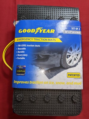 Goodyear Emergency Traction Mats Snow Or Mud Brand New, 36” X 7” Set Of ...