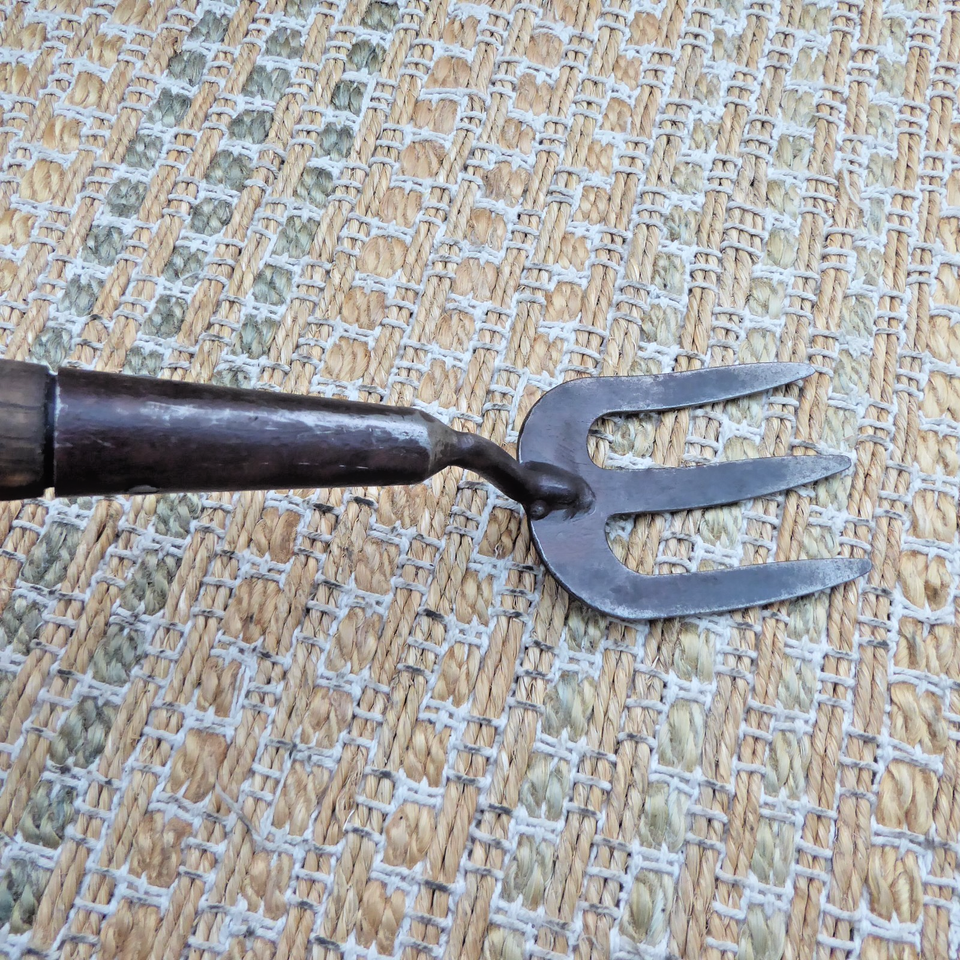 Long Handled Hand fork - long wooden handle. Garden. | eBay UK