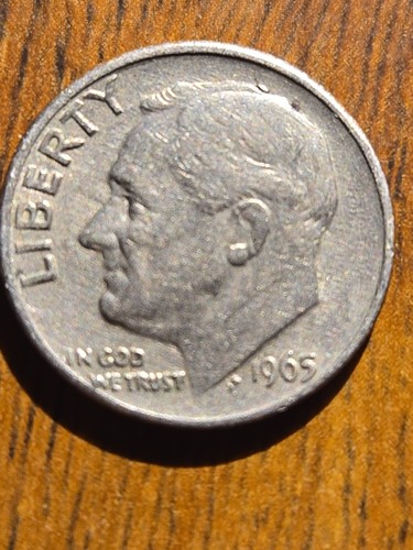 1965 roosevelt dime no mint mark Close AM | eBay