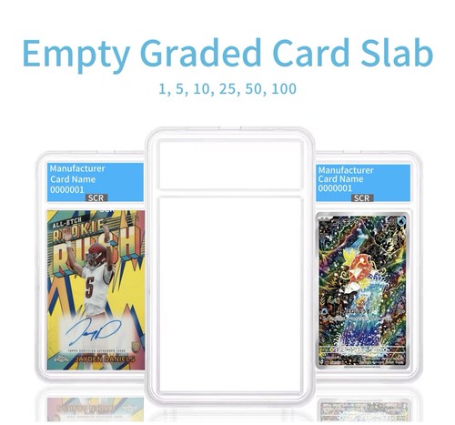 Empty Graded Card Slab Case – Snap Fit Holder for Pokémon, TCG, etc ...