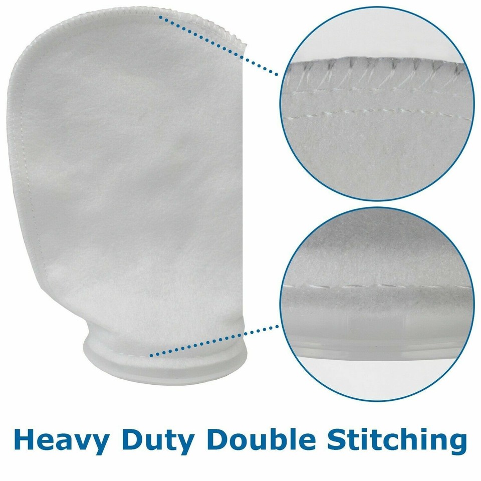 Filter Socks 7" ring x 17" long Felt 200 Micron sock Aquarium Reef Wet ...