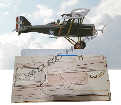 WWI RAF SE5a Biplane 60" WS RC Airplane Kit Laser Cut Balsa & Ply Short ...