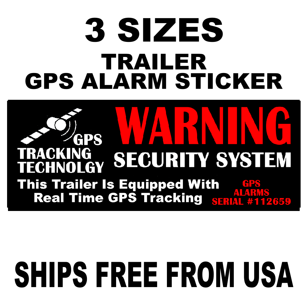 Catalytic Converter Anti Theft GPS Sticker Vinyl Decal Sticker | eBay