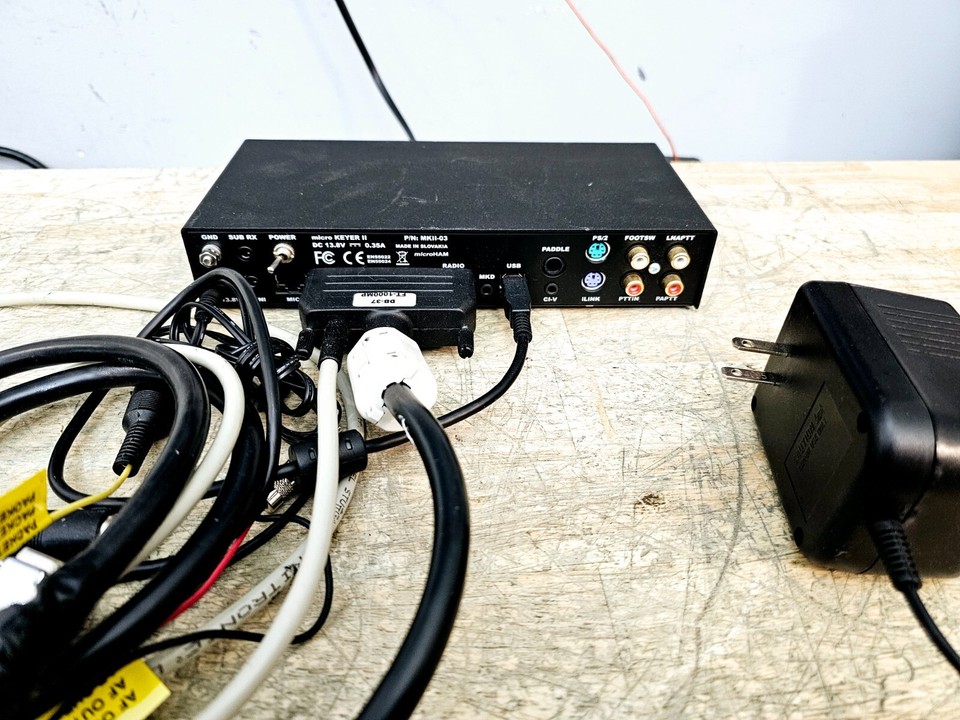 microHAM micro KEYER II with YAESU FT 1000 Cables C MY OTHER HAM RADIO ...