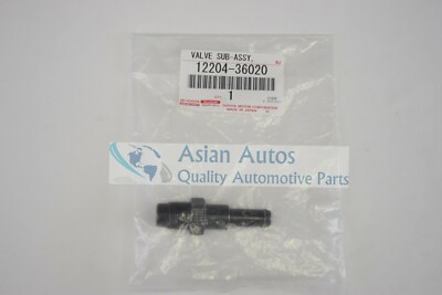 Genuine Toyota PCV Valve 12204-36020 / 1220436020 OEM | eBay