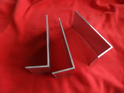 2" X 4" ALUMINUM ANGLE 1/8" THICK 2 1/2" IN LENGTH (3 PIECES) | eBay