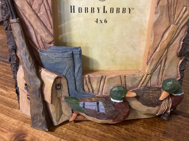 Hobby Lobby Duck Hunting Picture Frame 4x6 3D | eBay