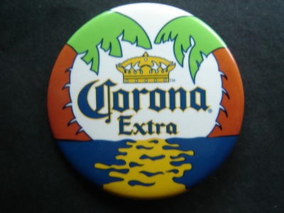 Corona Extra Beer Advertising Pin 2 1/2" in Diameter | eBay