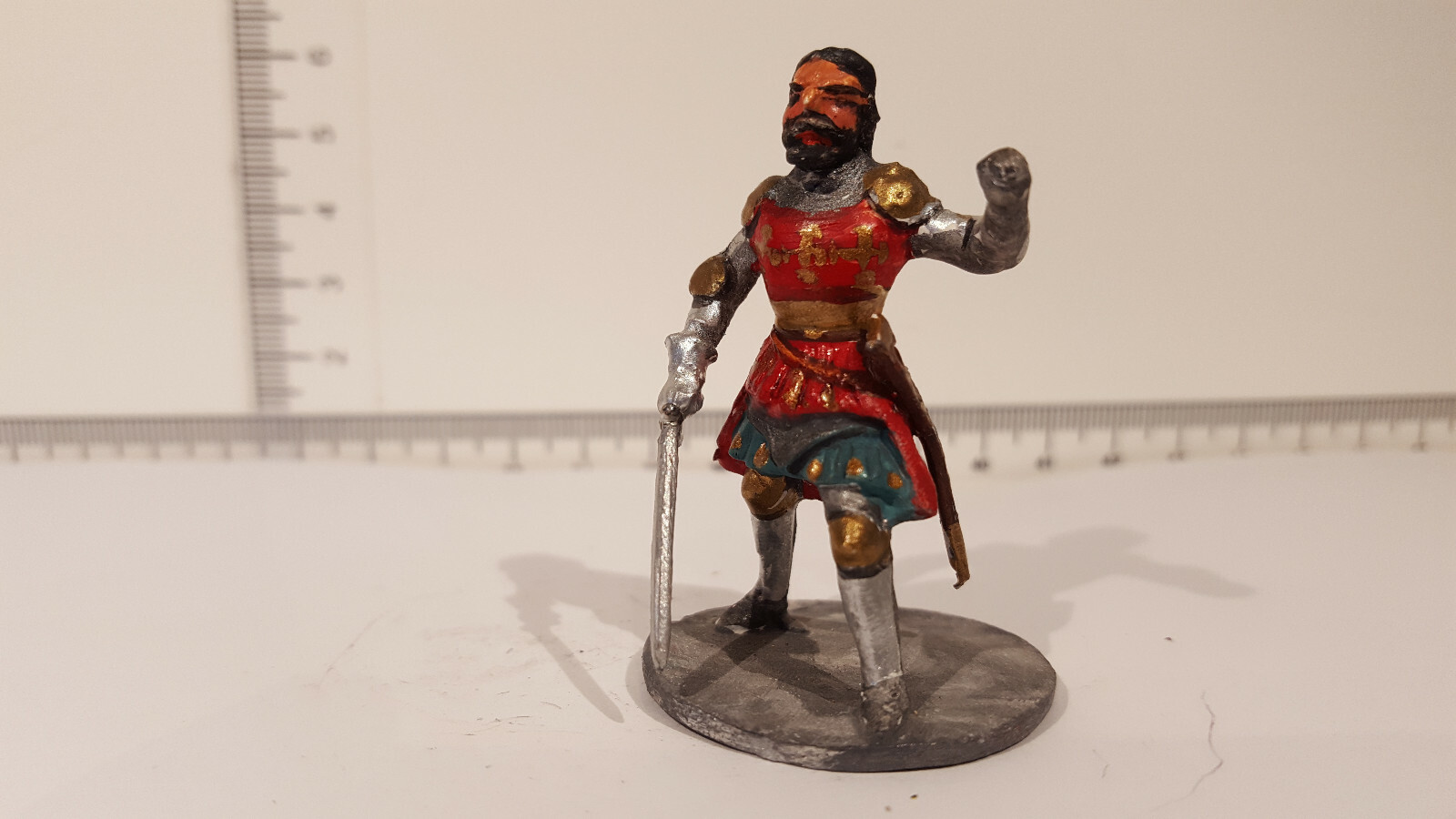 (Lot 526) Medieval Lead Figure " Warwick " (Frederick Ping??), | eBay