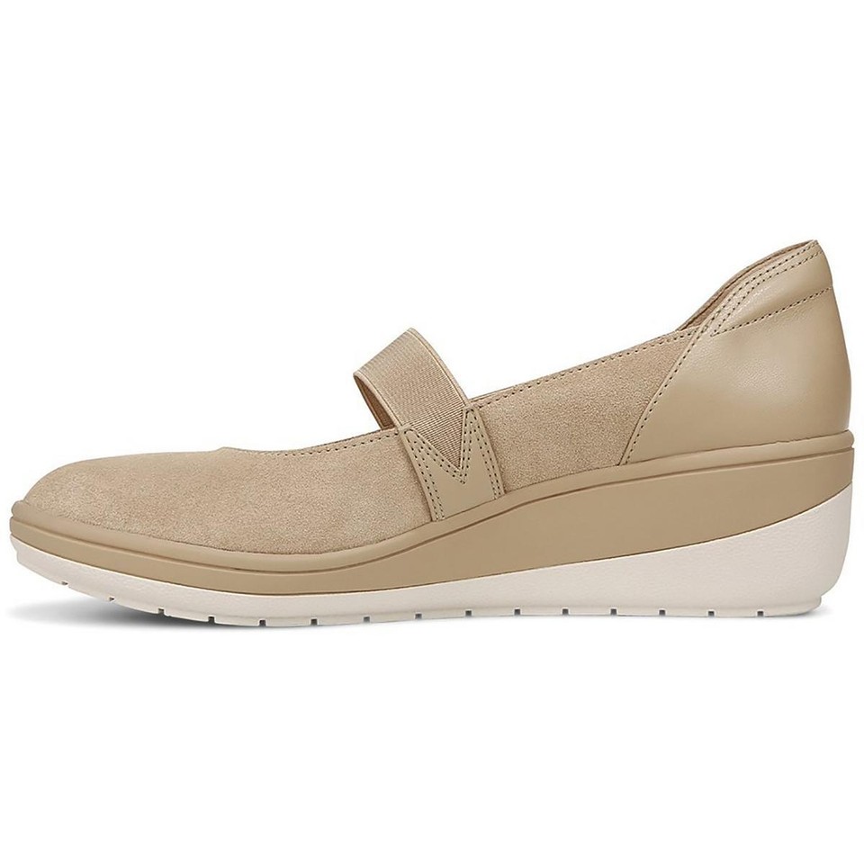 Vionic Womens Juide Beige Suede Mary Janes Shoes 11 Wide (C,D,W) BHFO ...