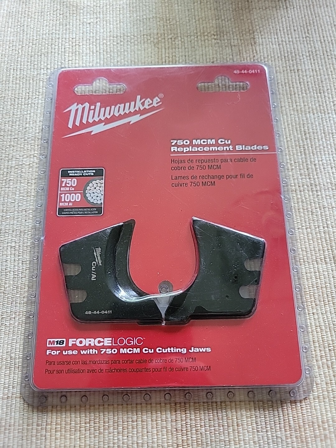 Milwaukee Tool 48-44-0411 M18 750 Mcm Cu/Al Replacement Blades NEW In ...
