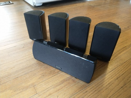 5 Piece Definitive Technology Pro Cinema 600 Home Theatre Surround ...