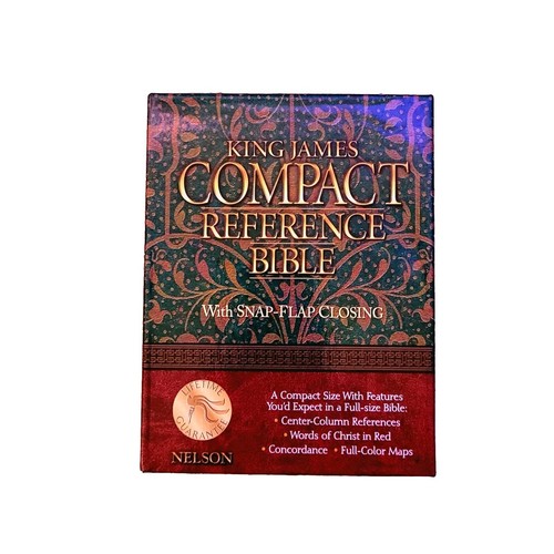King James Compact Reference Bible : With Snap-Flap Closing Nelson ...