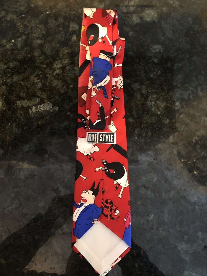 DILBERT WITH FRIENDS - RM STYLE - RETRO - MADE IN USA - NECK TIE (ABC60 ...