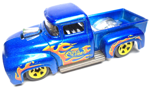 2018 HOT WHEELS CUSTOM '56 FORD QUICK LUBE BLUE 1:64 DIECAST 2 7/8 ...