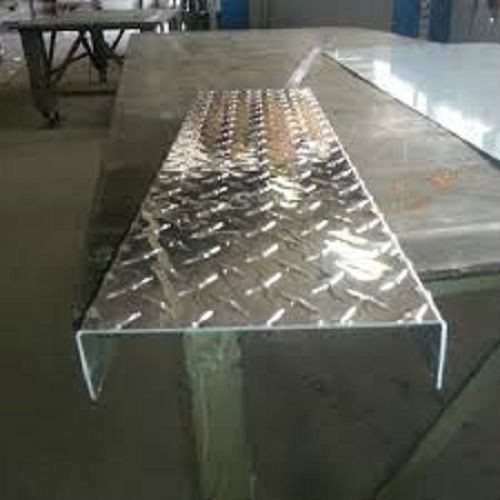 Aluminum diamond plate channel 2" x 1" x .045" x 90" | eBay
