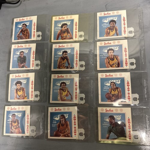 1973-74 Shur Fresh Complete Set With Tabs Bill Russell | eBay