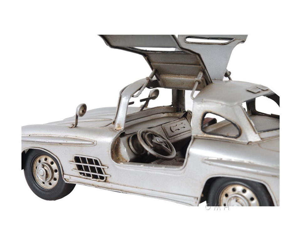 Mercedes Benz 300L Gullwing Silver Model Iron Car | eBay
