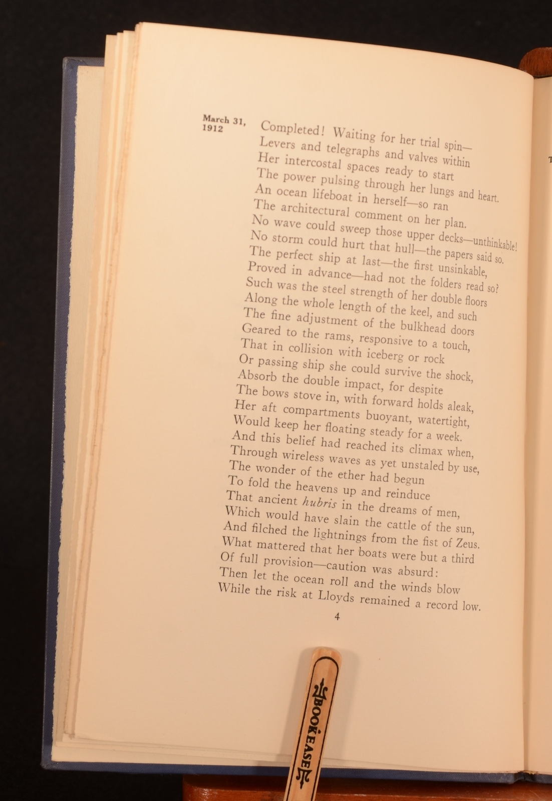 1935 The Titanic Poem Signed E J Pratt First Ed Iceburg Poetry ...