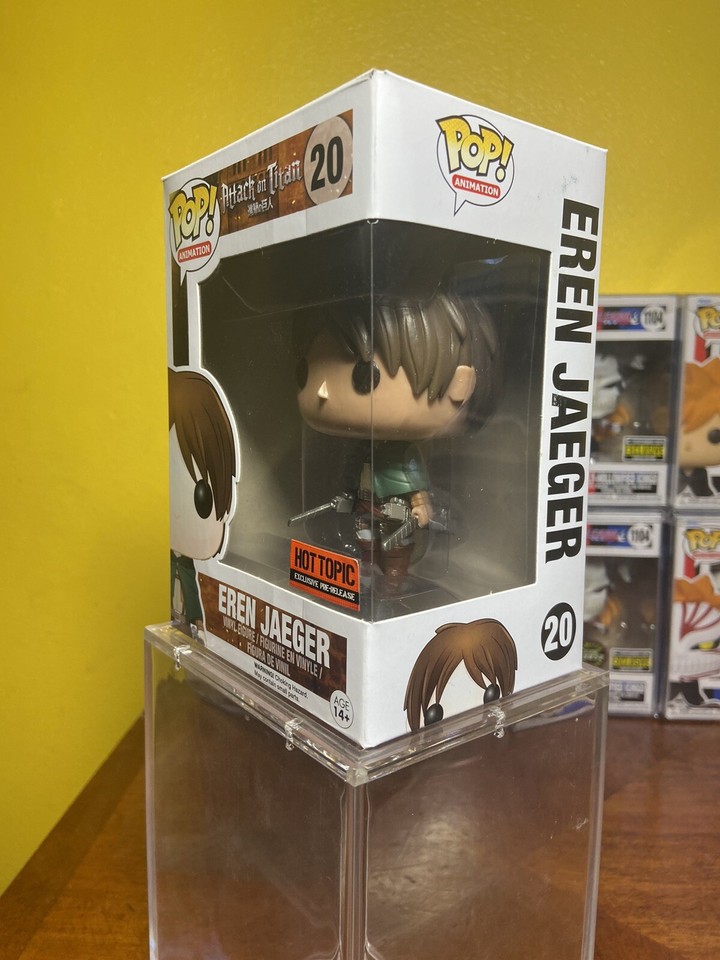 Funko Pop! Attack On Titan Eren Jaeger Hot Topic Pre Release #20 ...