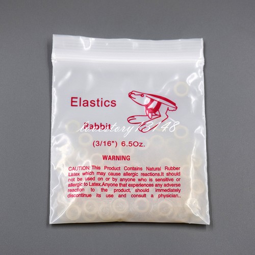 1Pack Dental Orthodontic Latex Elastics Braces Rubber Bands 3/16" 6.5 ...