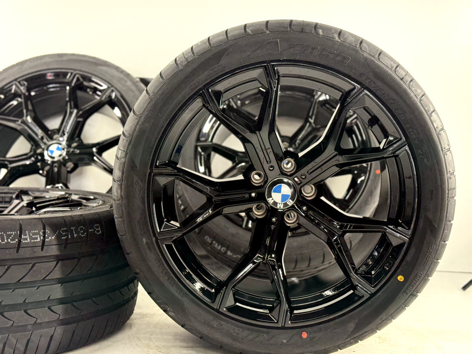 20INCH RIMS TIRES SET BMW E70 F15 X5 E71 X6 OEM Y-Spoke 20x11/10 612M ...