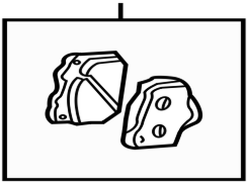 04465-35290 Toyota Pad kit, disc brake, front 0446535290, New Genuine ...