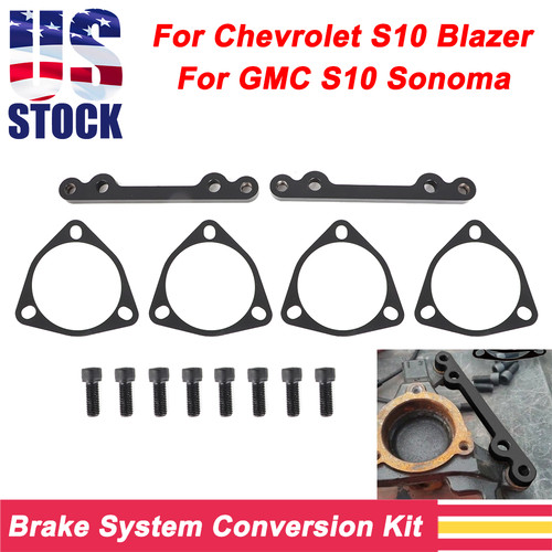 For 78-87 2WD S10 Blazer Sonoma G-body to C5C6 Spindle Brake Conversion ...