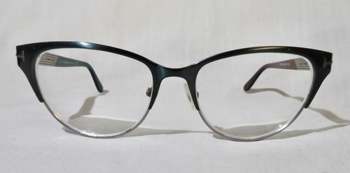 TOM FORD, Italy TF 5318 Eyeglasses 53-17-135, Green metal and ...