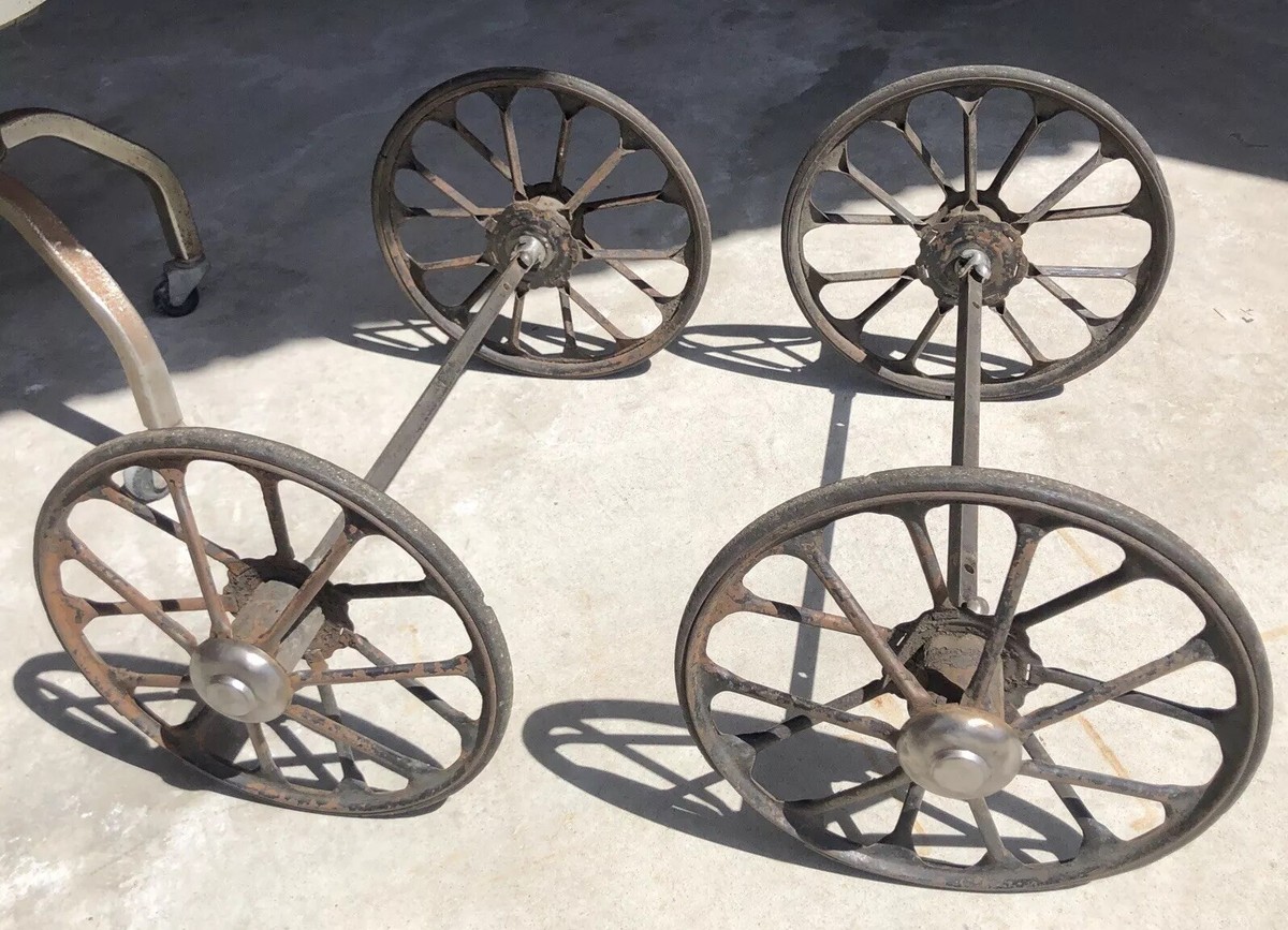 Old Fashioned Carriage Wheels