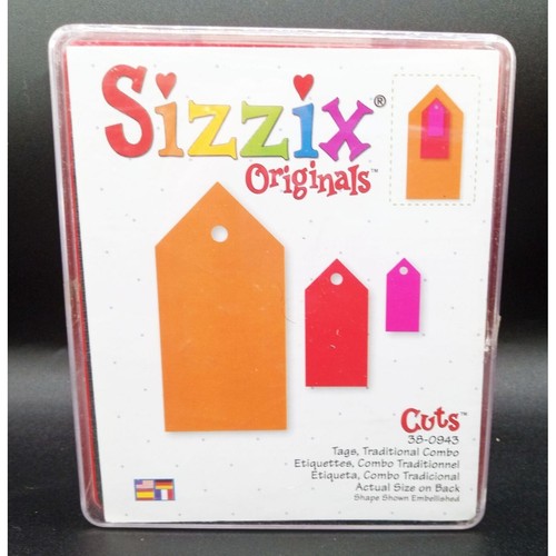 Sizzix Originals Traditional Combo Tags Die Cutter Cartridge 38-0943 ...
