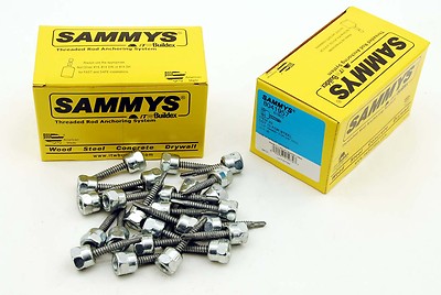 (25) Sammys 3/8-16 x 1-1/2 Threaded Rod Hanger for Steel 8041957 Self ...
