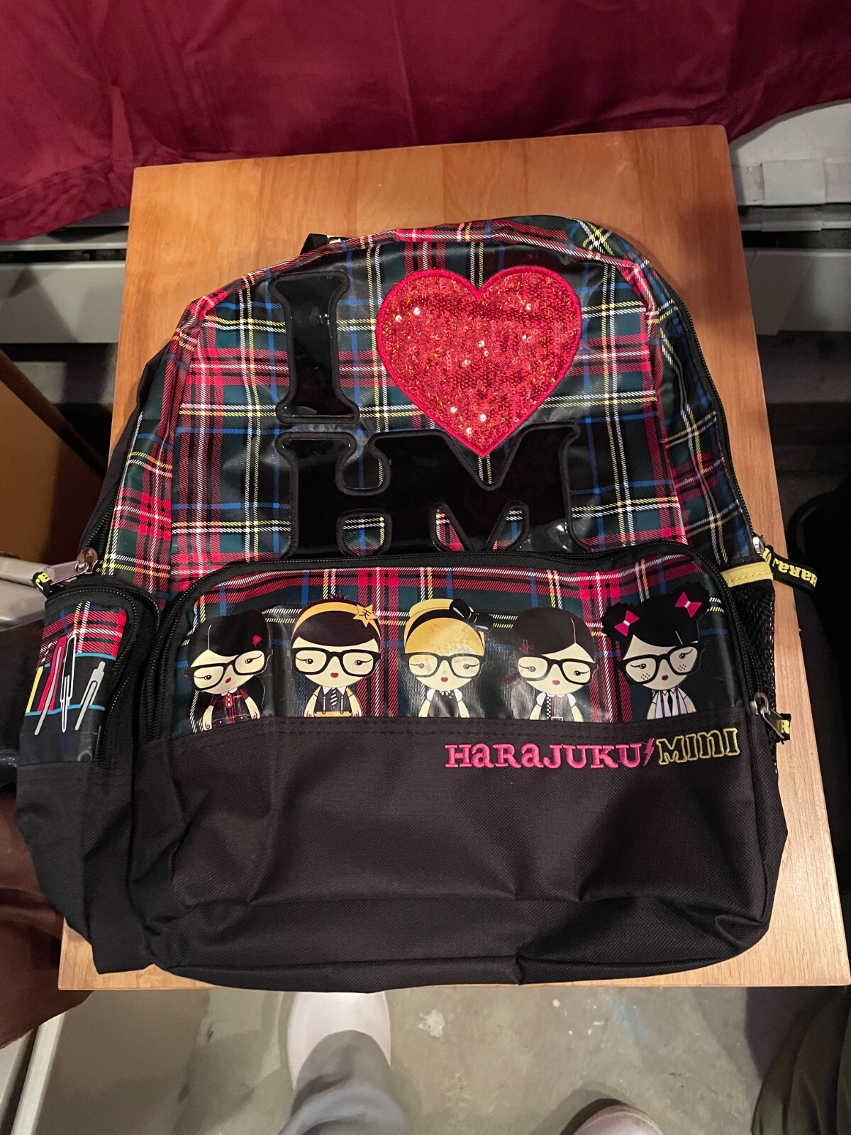 Gwen Stefani Harajuku Plaid Backpack School Travel Bag NEW NO TAGS | eBay