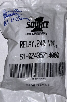 York/UPG/JCI 240 v relay. S1-02435714000. Source 1. | eBay