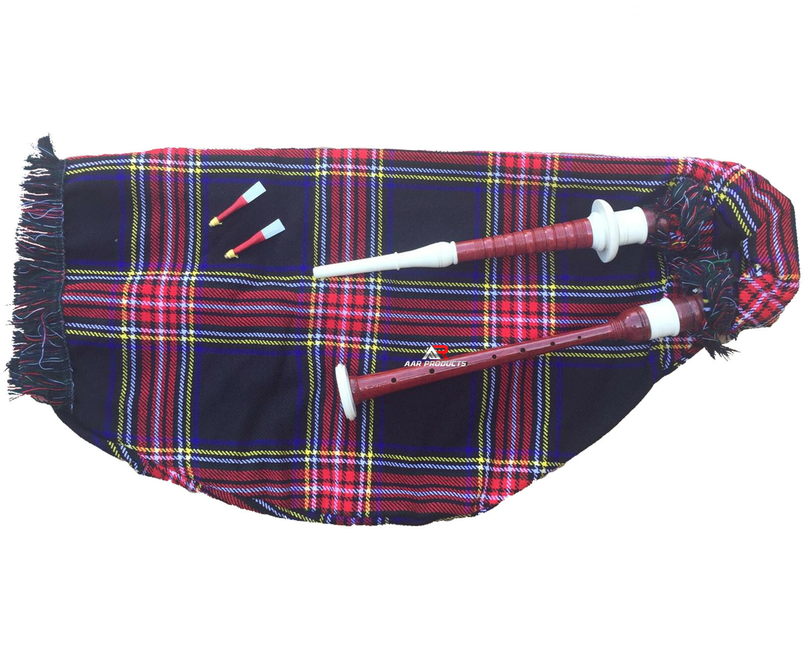 Scottish Goose Bagpipe Silver Imitation Ivory Mount Practice Multi ...