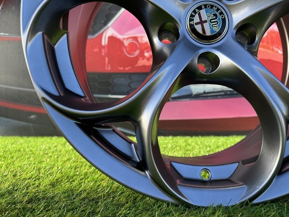 4X R19 Inch 5x110 Alfa Romeo Rolo Style Hyper Black Wheels: Fits For ...