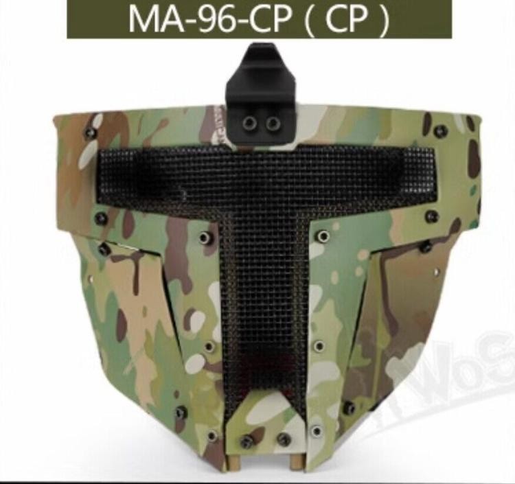 Bump Helmet For ACH / MICH / FAST Tactical Steel Full Face Mask Shield ...