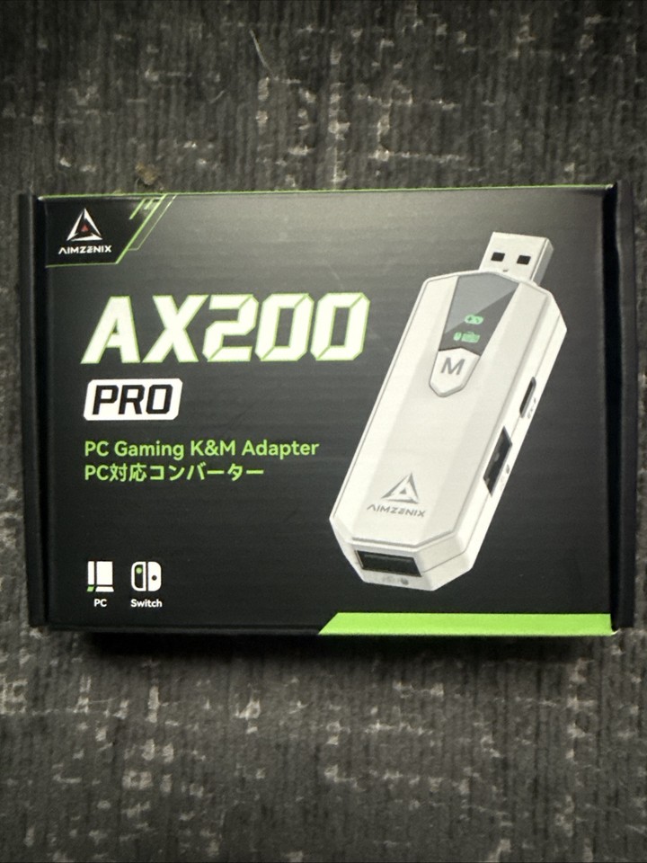 Aimzenix Ax200 Pro Pc Keyboard And Mouse Adapter Switch Gaming Knm ...