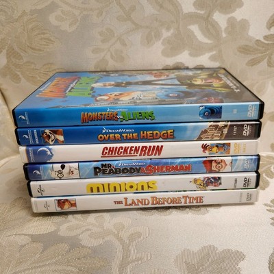 Lot of 6 Kids Animated DVDs - DreamWorks, Universal Studios | eBay