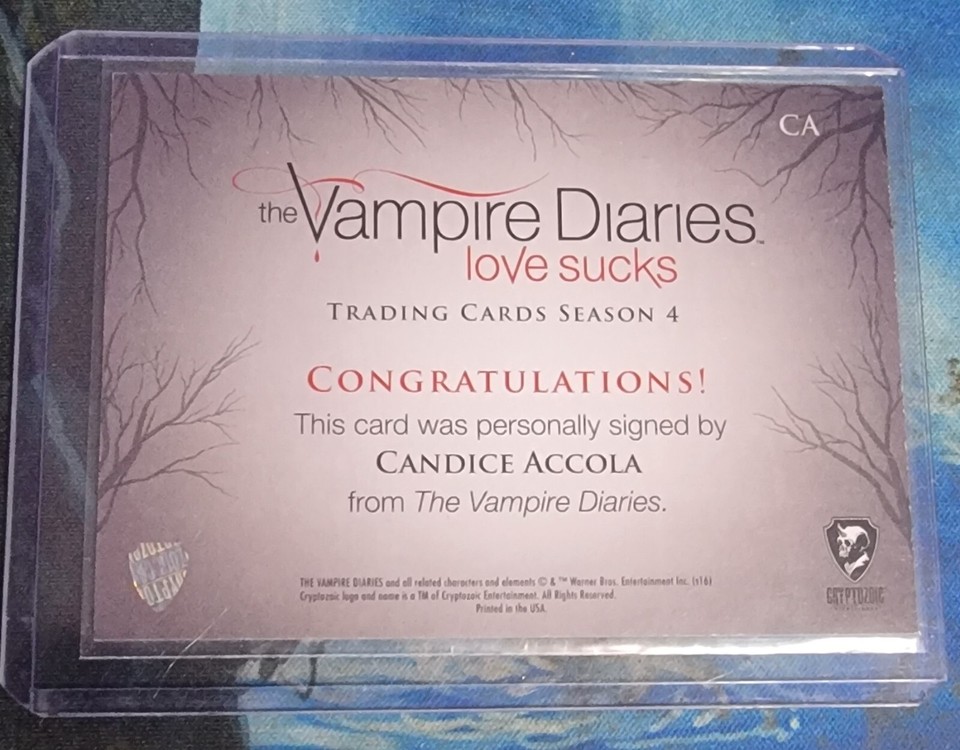 The Vampire Diaries Love Sucks Trading cards season4 Candice Accola ...