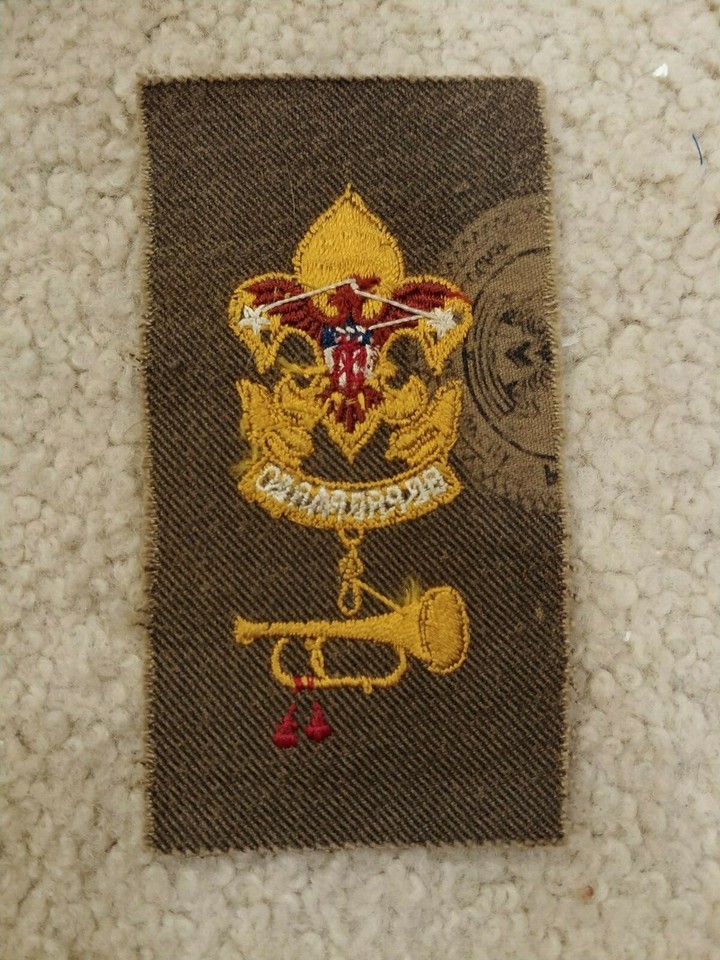 1916-25 Boy Scout First Class Bugler Combination Rank Position Badge ...