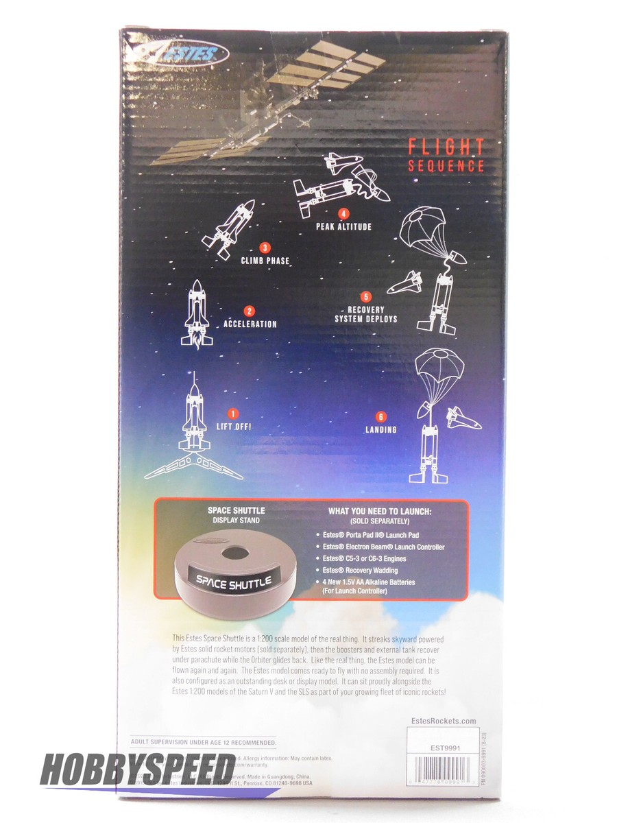 Estes Space Shuttle Kit NASA SLS Model Rocket Kit (1:200 Scale, 18mm,