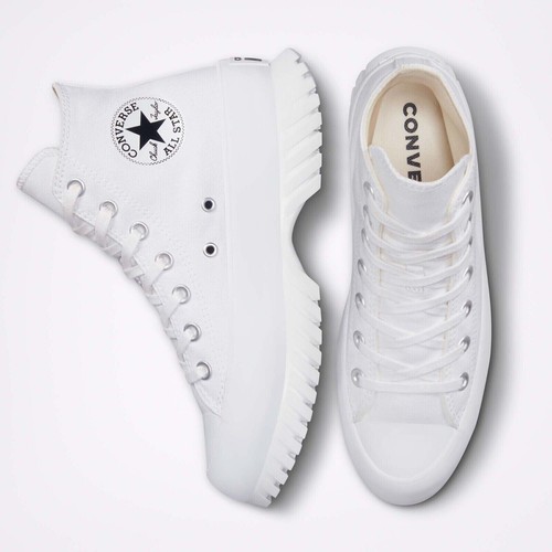 Converse Chuck Taylor All Star Lugged 2.0 High Top Shoes A00871C White ...