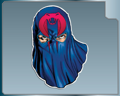 HOODED COBRA COMMANDER Vinyl Decal #2 G. I. Joe Cobra Window Sticker | eBay