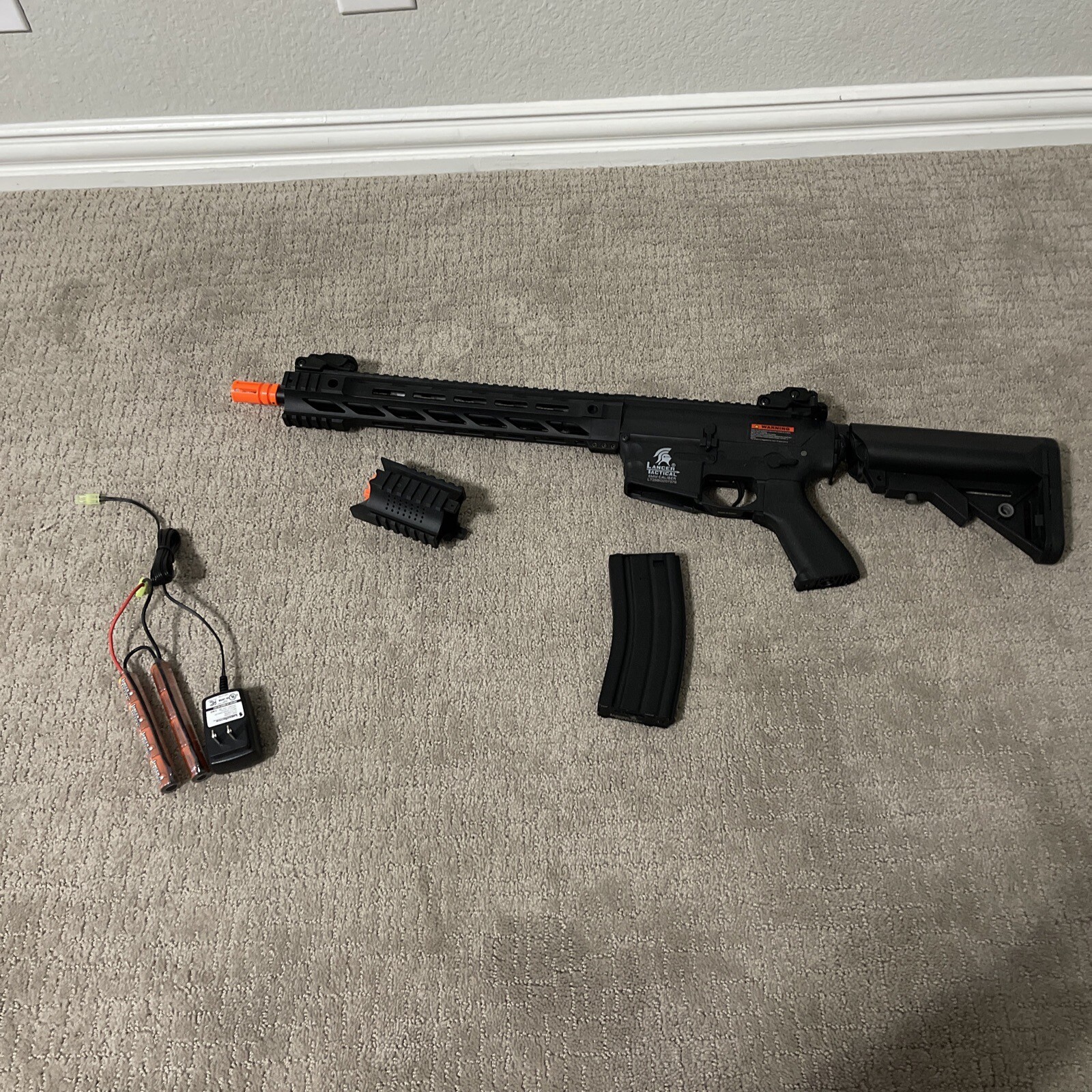 Lancer Tactical M4 SPR Interceptor LT-25 G2 Gen 2 AEG Airsoft Gun Rifle ...