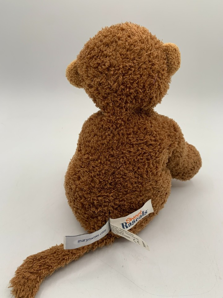 Mary Meyer Brown Tan Monkey Kalahari Resort Plush Sweet Rascals 8 ...