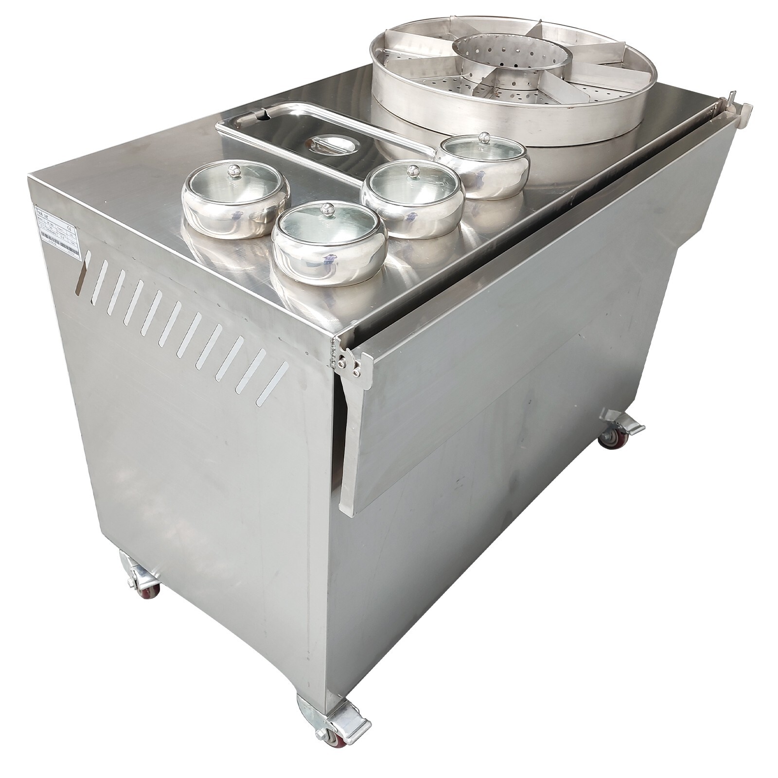 Commercial Mobile Food Truck Stainless Steel LP Gas Heating Cooking ...