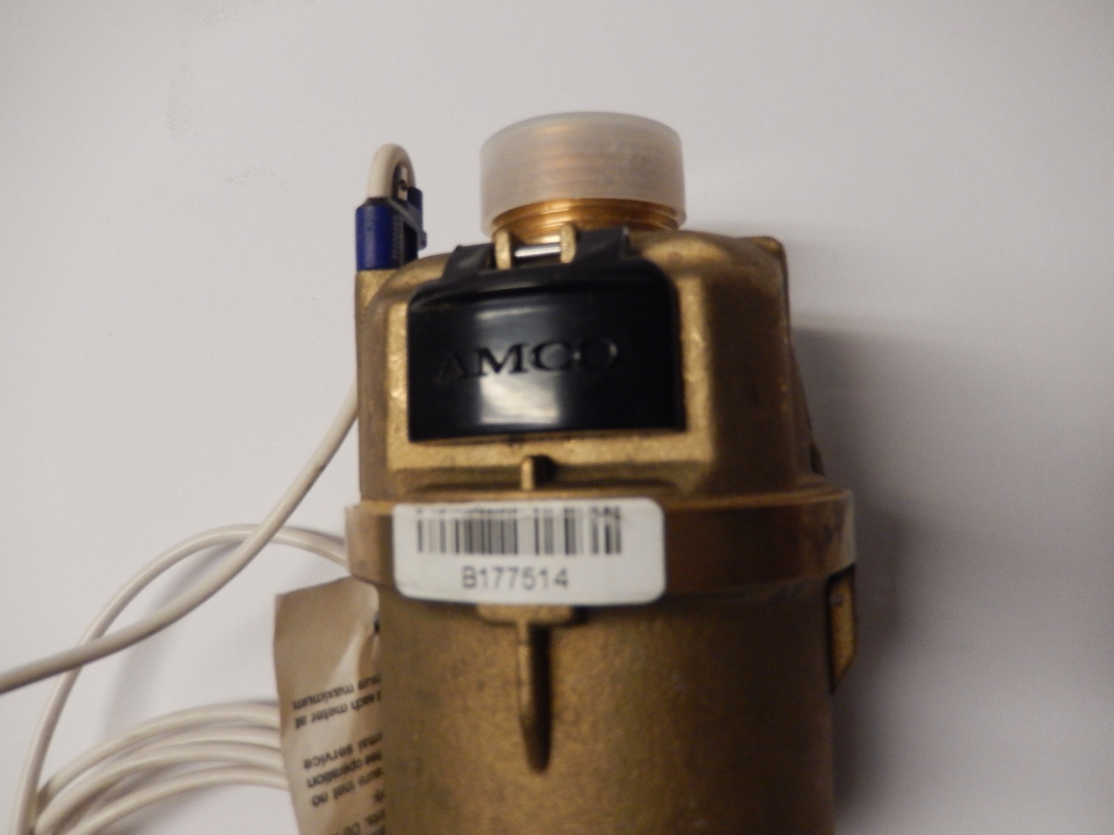 NEW Elster Amco V100 Water Meter PSMT. 20mm x 190mm PSM - PN16 - 3/4 ...